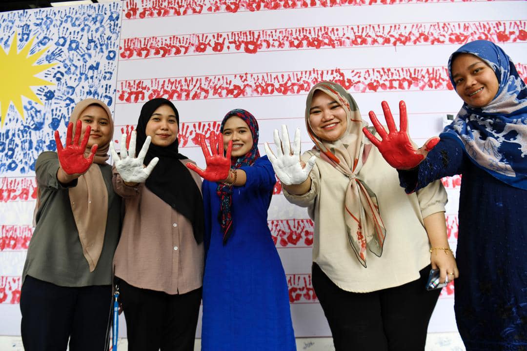 Program Capan Tangan Bendera sempena Program Semarak Jiwa Merdeka