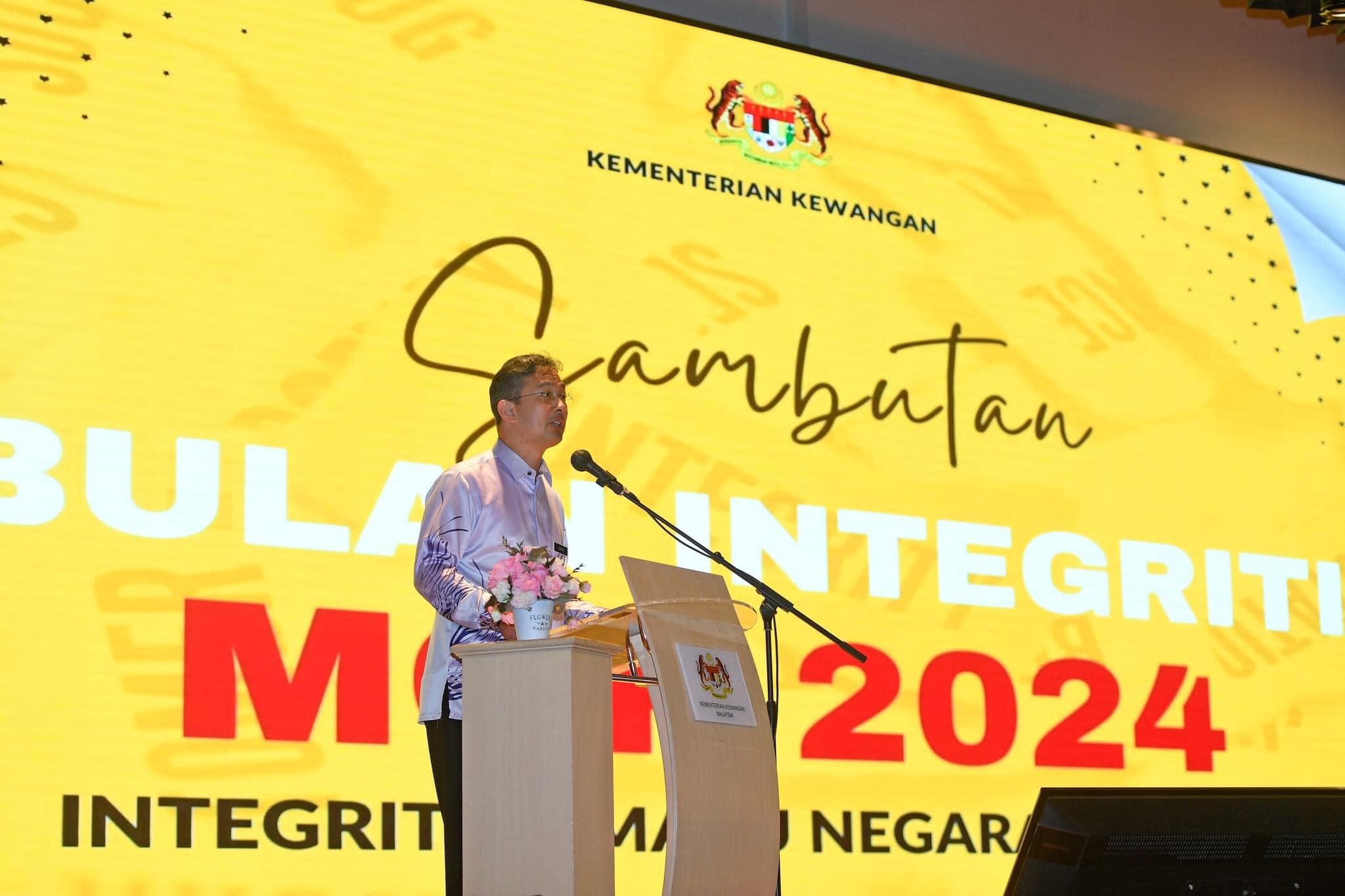 Sambutan Bulan Integriti Kementerian Kewangan 2024