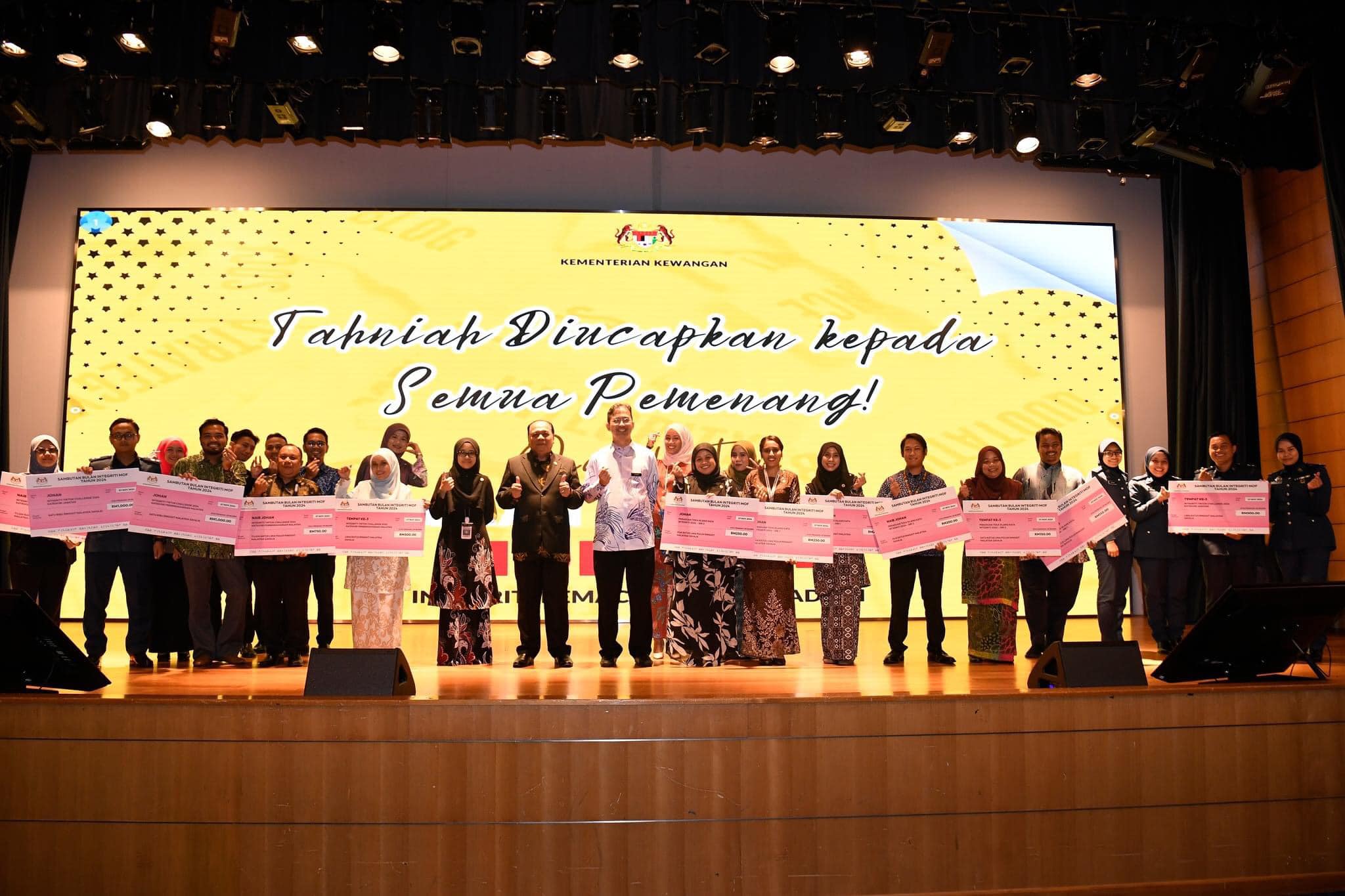 Sambutan Bulan Integriti Kementerian Kewangan 2024